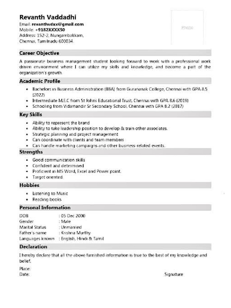 Resume | PDF