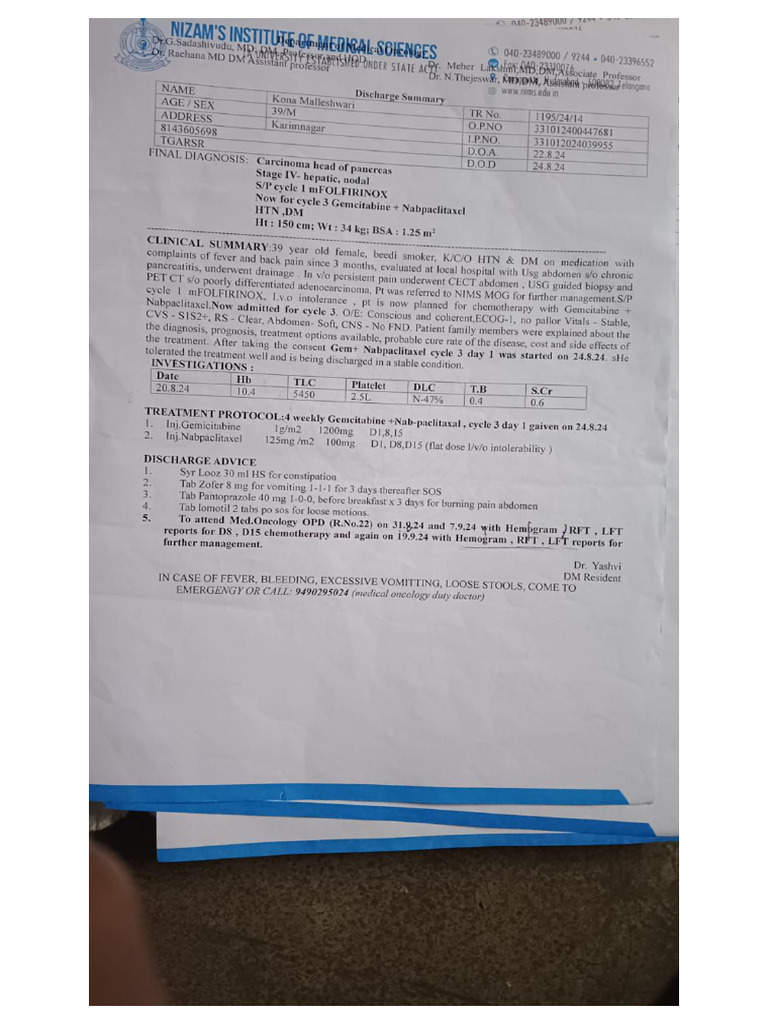 Patient Summary | PDF