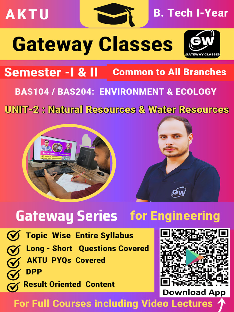 Gateway Classes: Bas104 / Bas204: Environment & Ecology | PDF | Renewable Energy | Biofuel