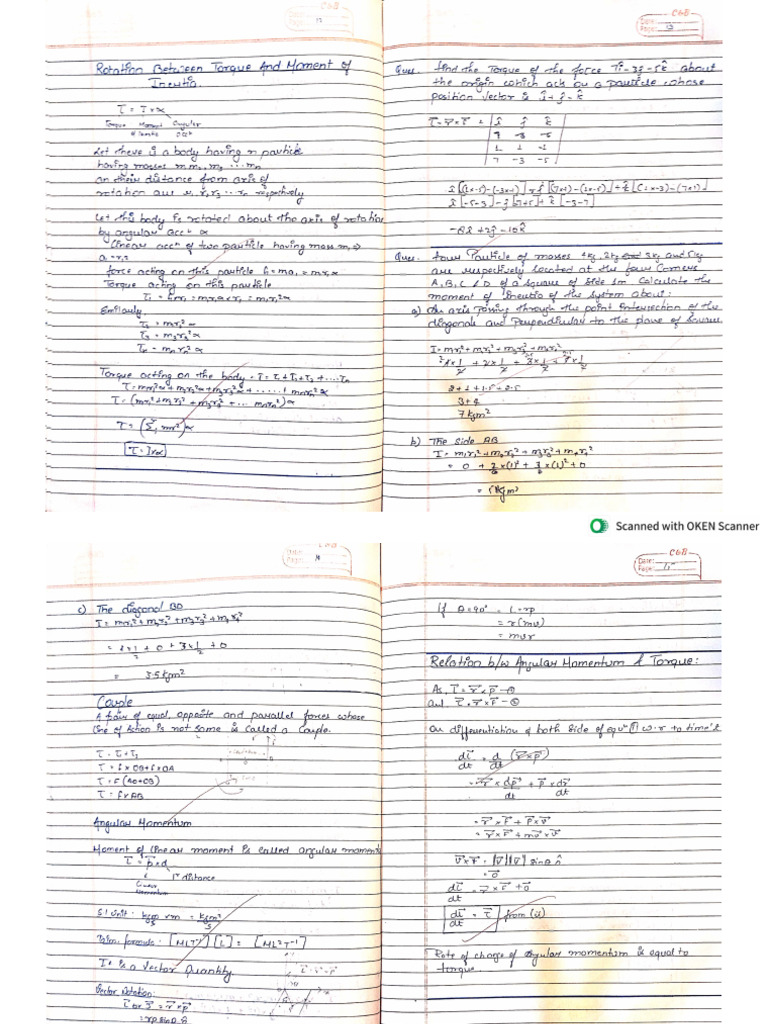 Physics Chapters Class 11 | PDF
