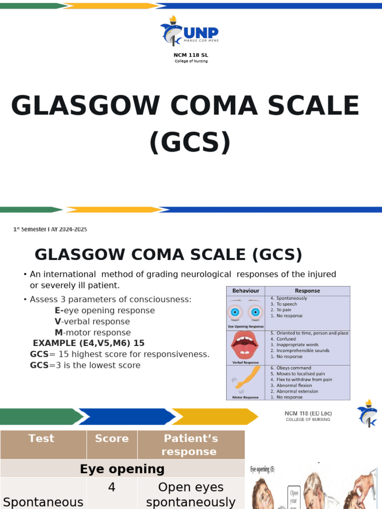 C5.-GCS | PDF | Pain | Clinical Medicine