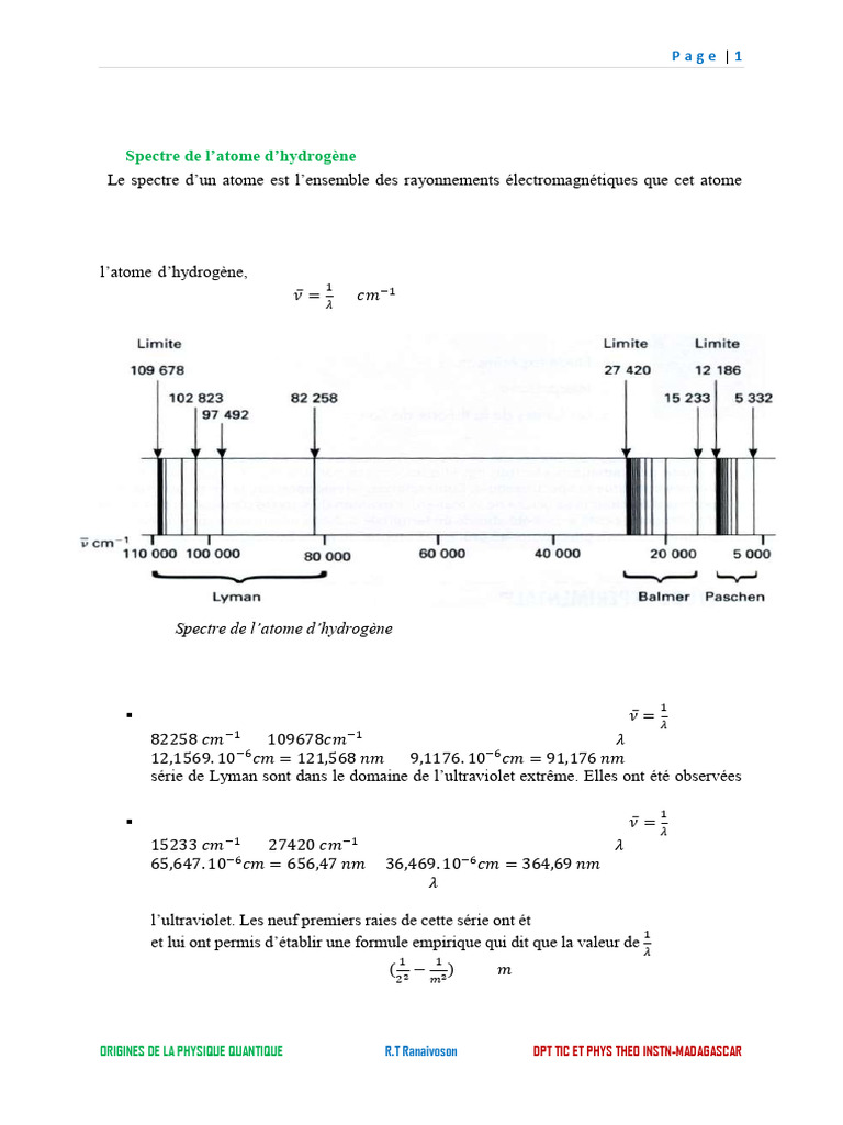 Modèle Atomique de Bohr | PDF | Électron | Atomes