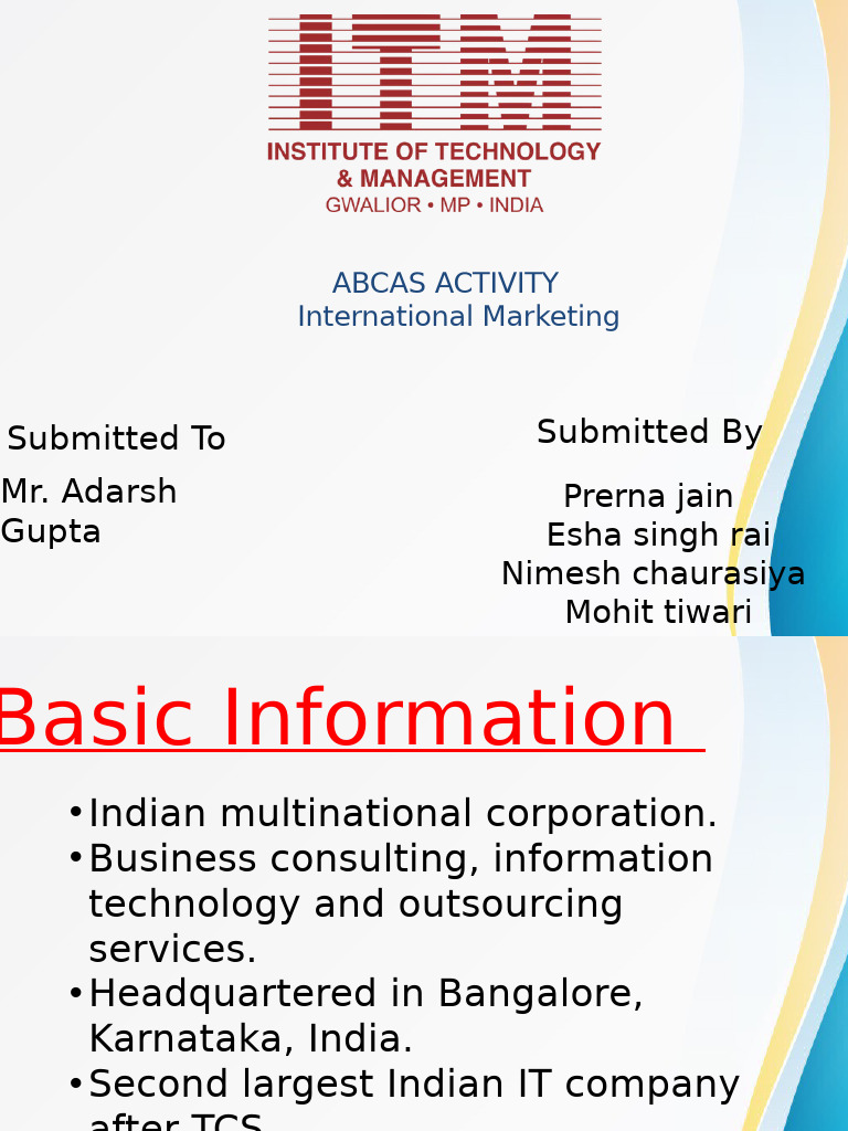 Infosys: Global Market Strategies & Challenges | PDF | Economies