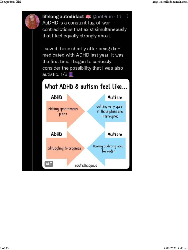 Adhd Autism | PDF