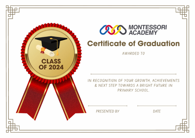 Graduation Certificate Template 2024 | PDF