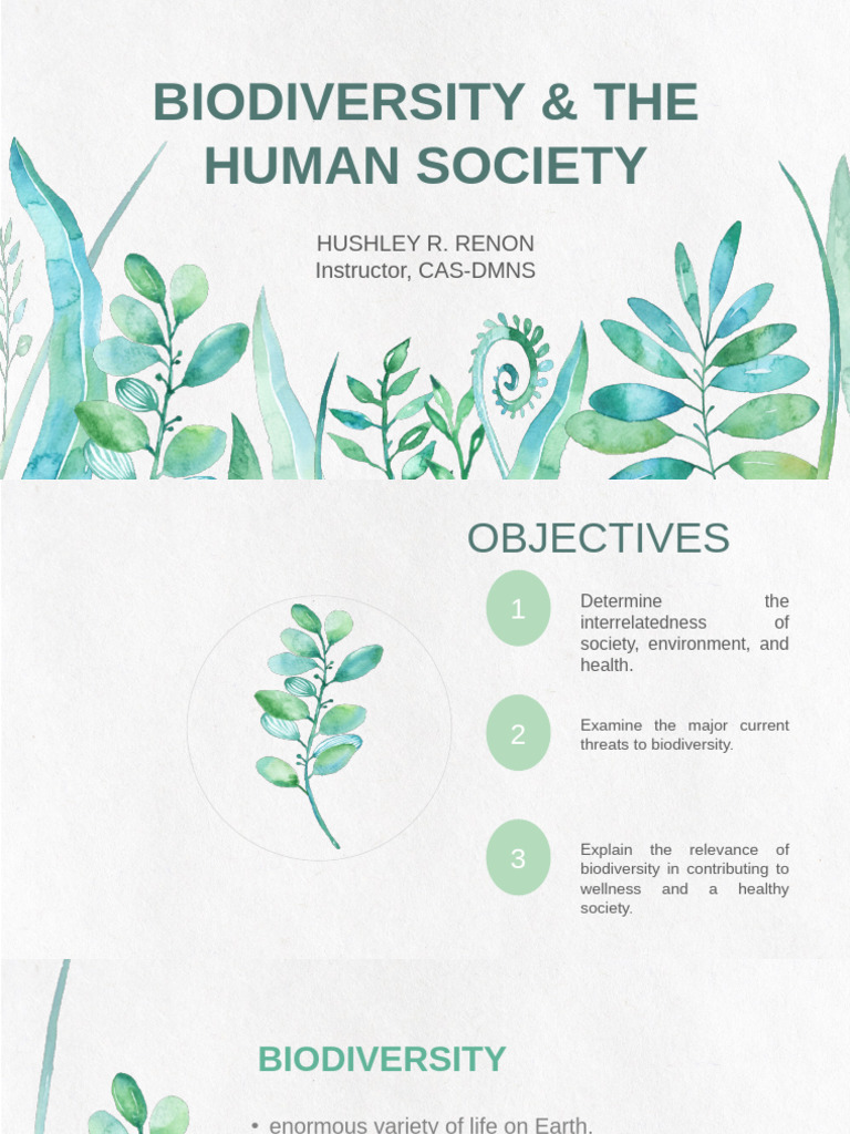 Biodiversity's Impact on Human Health | PDF | Biodiversity | Ecosystem