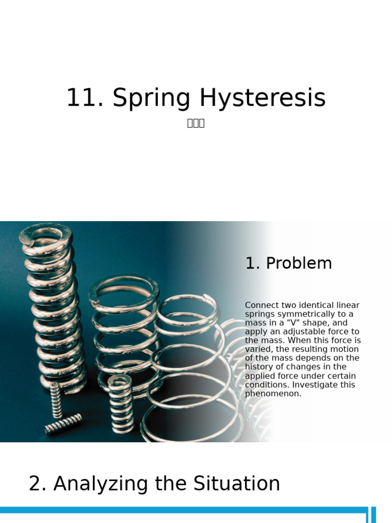 11.spring Hysteresis 2 | PDF