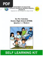 Pre-Calculus: Quarter 1 - Module 2 | PDF | Mathematical Objects ...