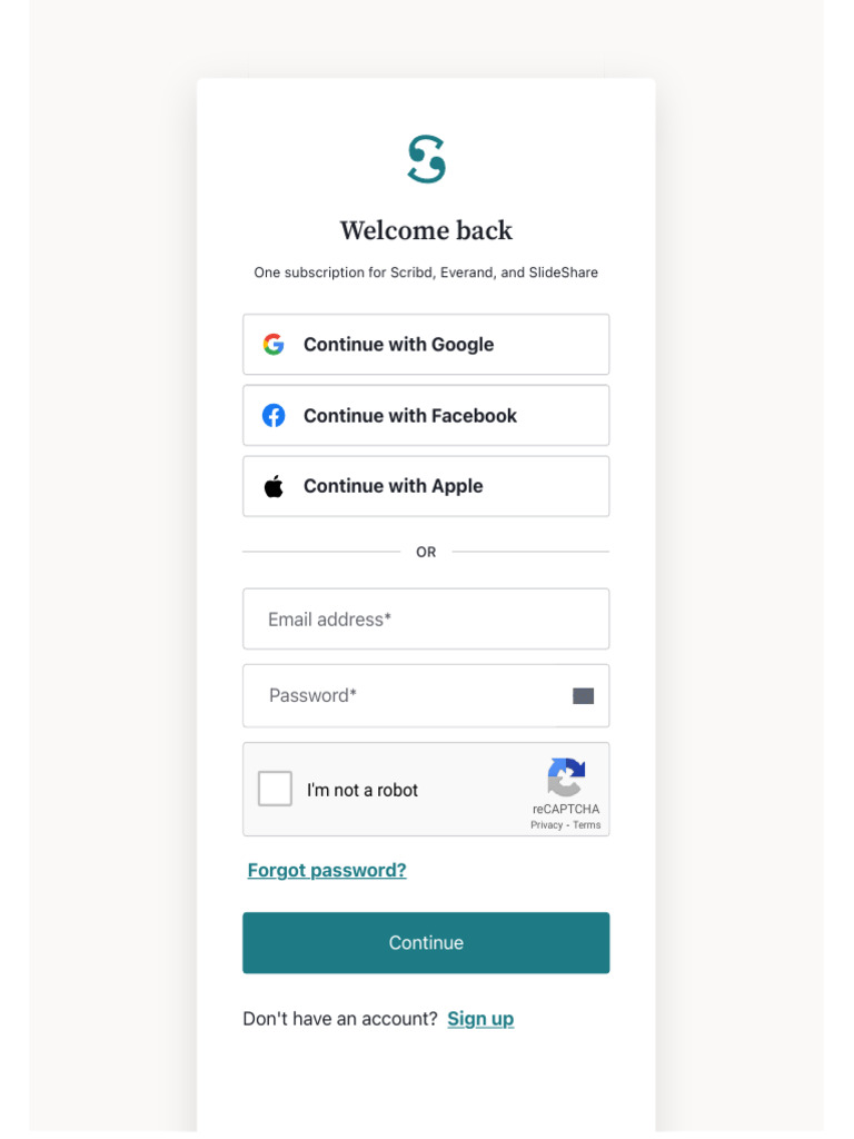 Log in - Scribd | PDF