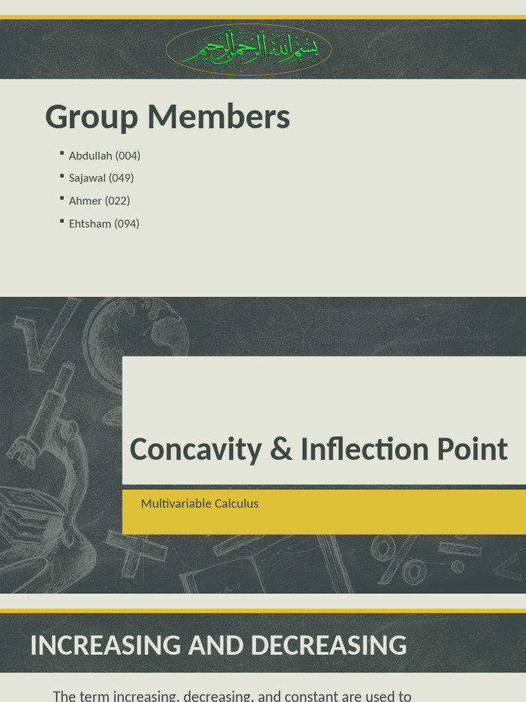 Concavity & Inflection Point | PDF | Tangent | Function (Mathematics)