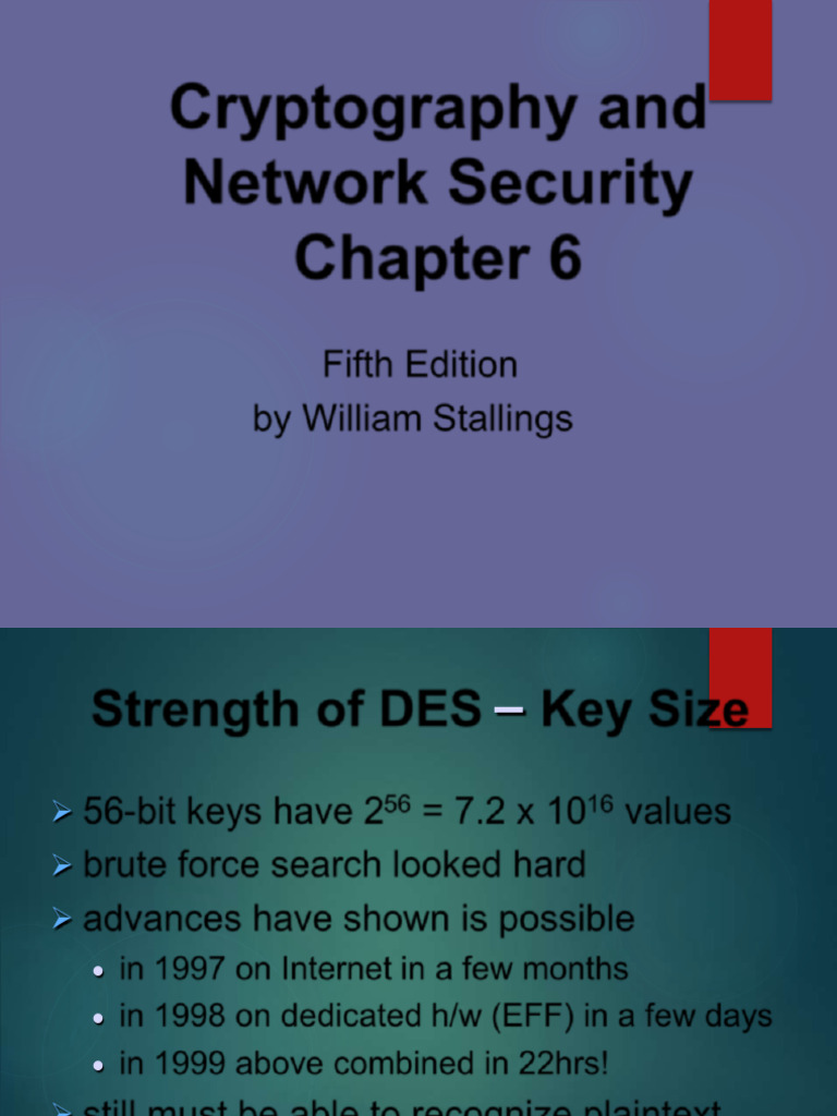DES Cryptanalysis Techniques | PDF | Cryptography | Secure Communication