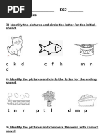 Activity Sheets KG2 | PDF