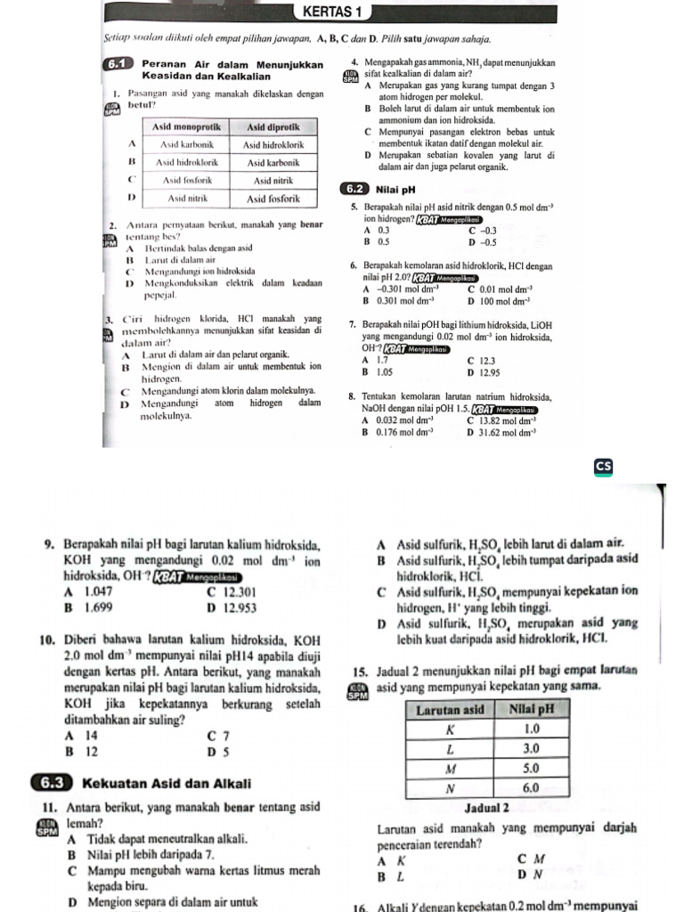 Bab 6 Latihan Objektif | PDF
