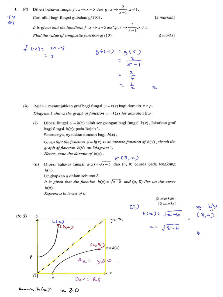 MRSM 2024 Add Math p2 Ans | PDF