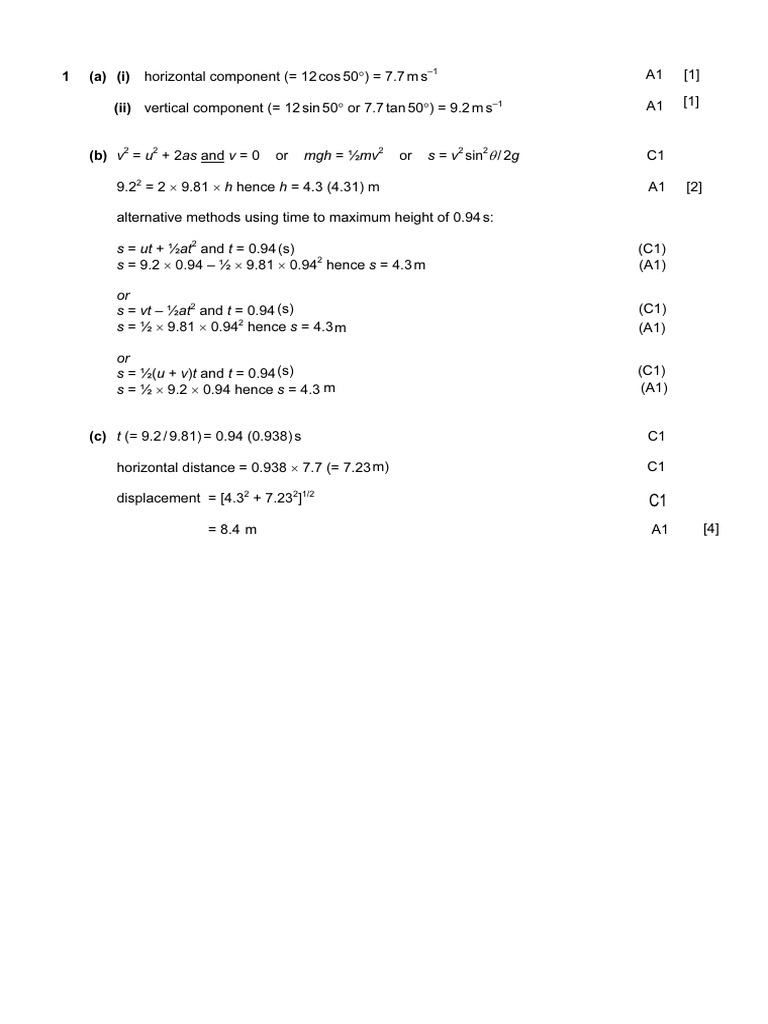 Kinematics Dynamics MS V2 2 | PDF | Momentum | Force