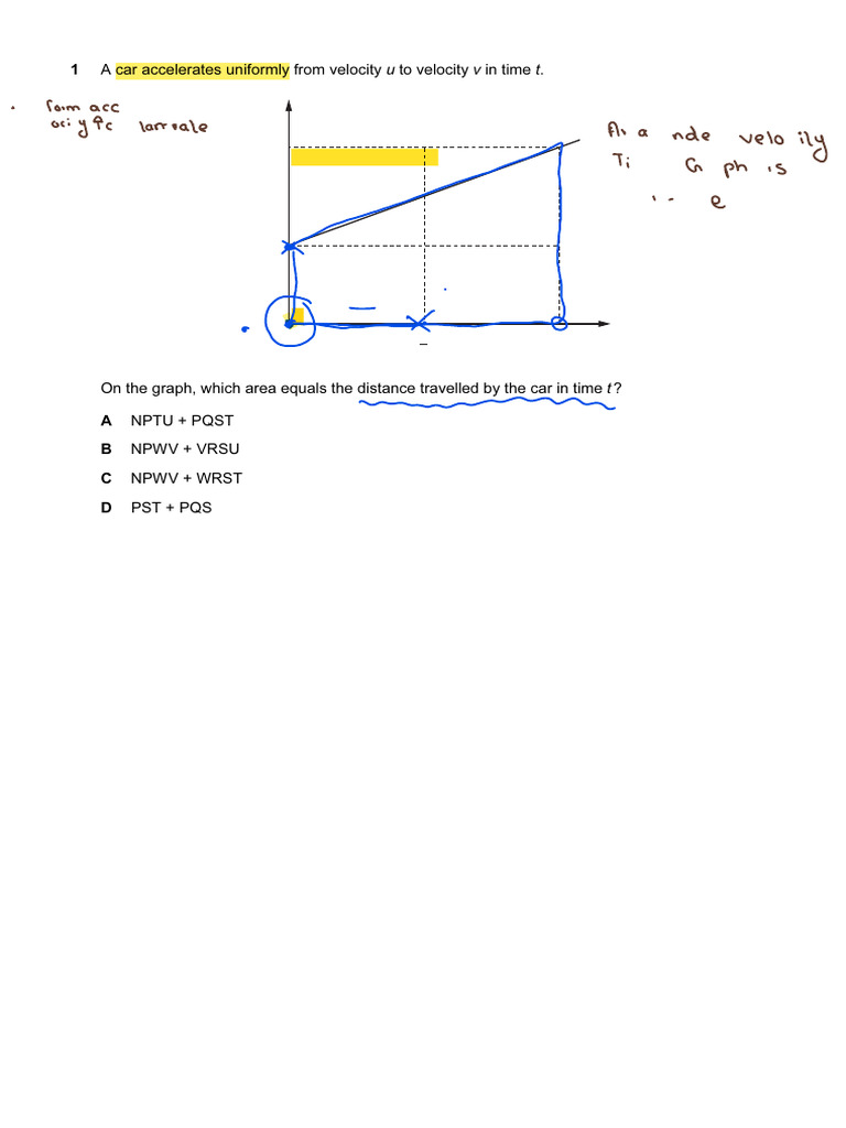 Kinematics P1 V2 | PDF | Acceleration | Speed