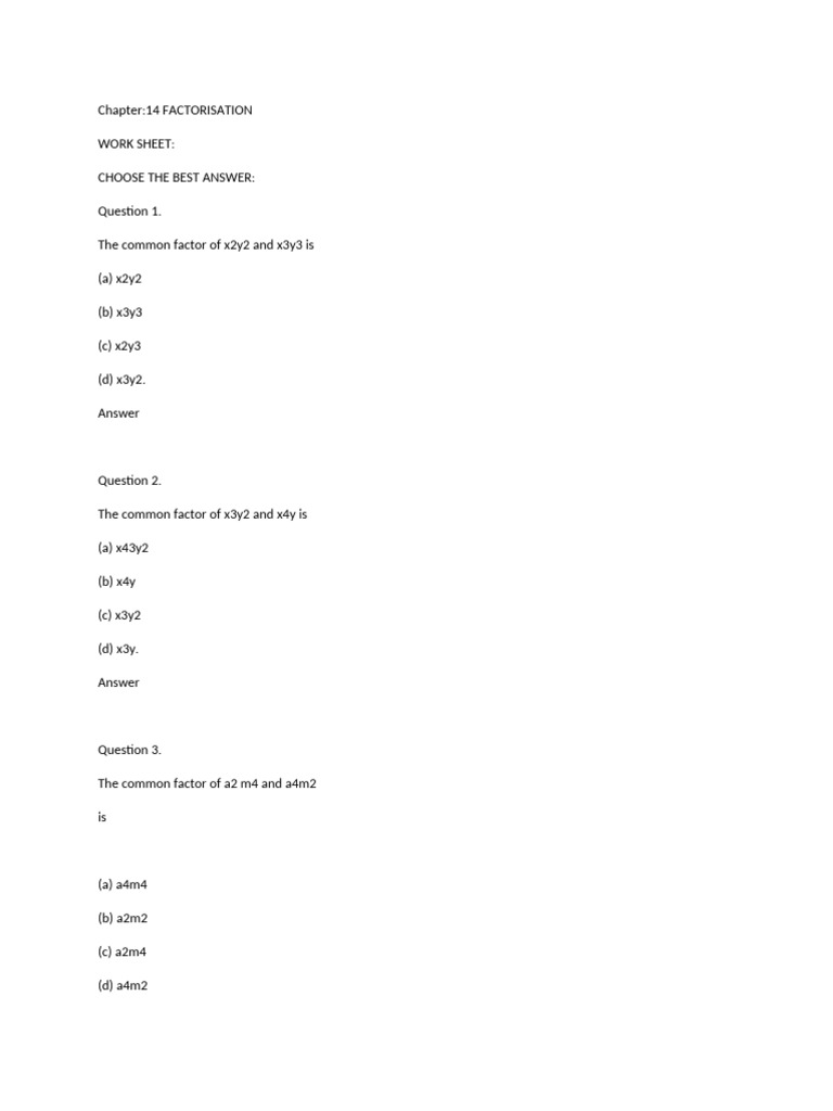 Maths WORKSHEET | PDF | Teaching Methods & Materials