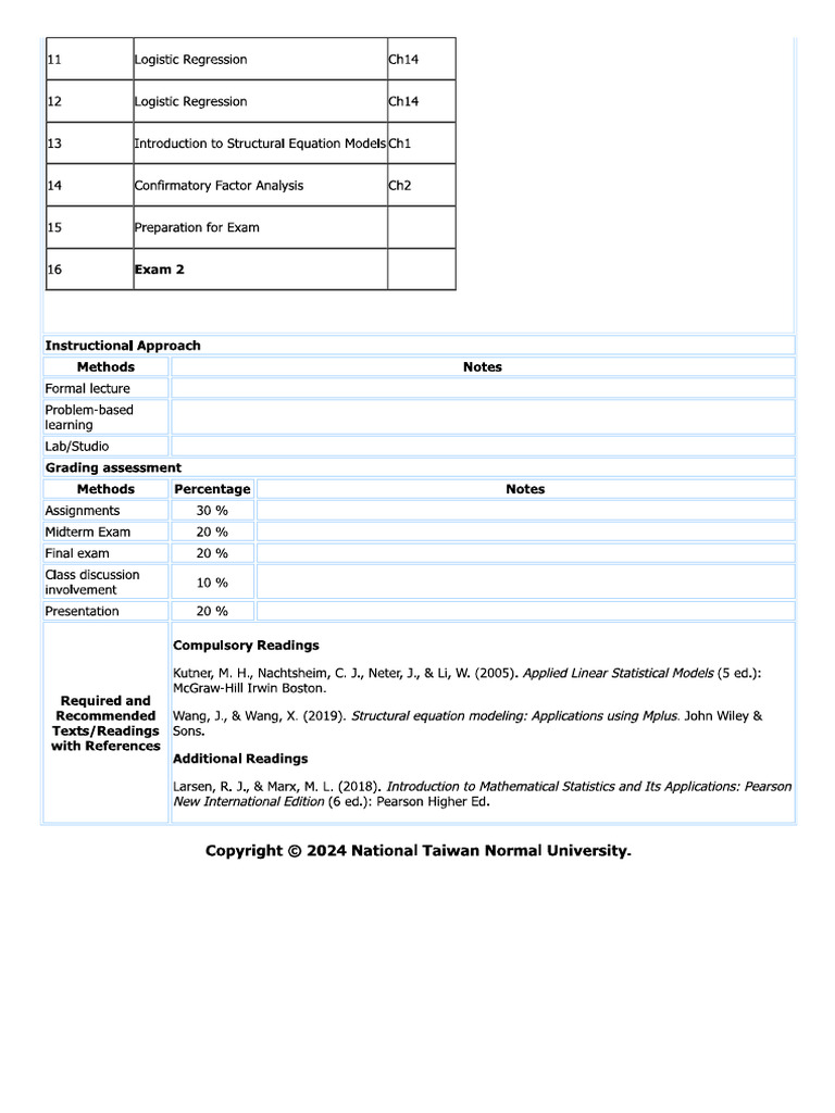 Advanced Educational Statistics (A) - 4 | PDF