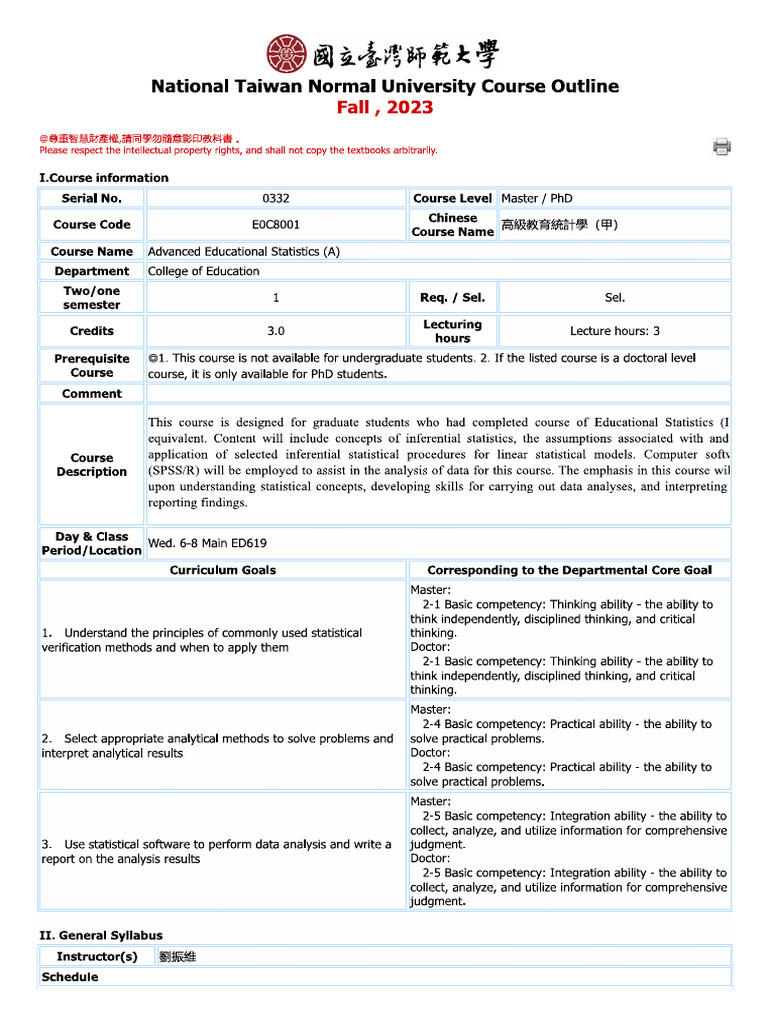 Advanced Educational Statistics (A) | PDF