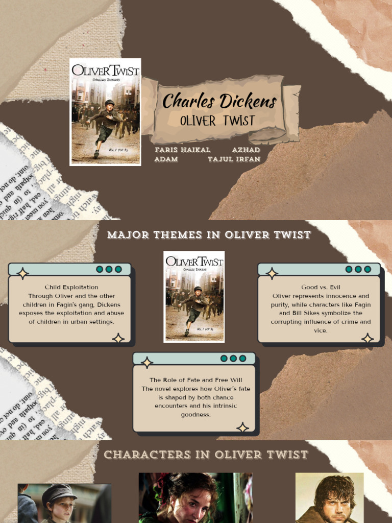 Themes and Characters in Oliver Twist | PDF | Oliver Twist | Fagin