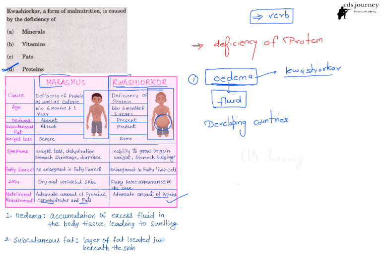 One Pager - Protein Deficiency | PDF | Wellness