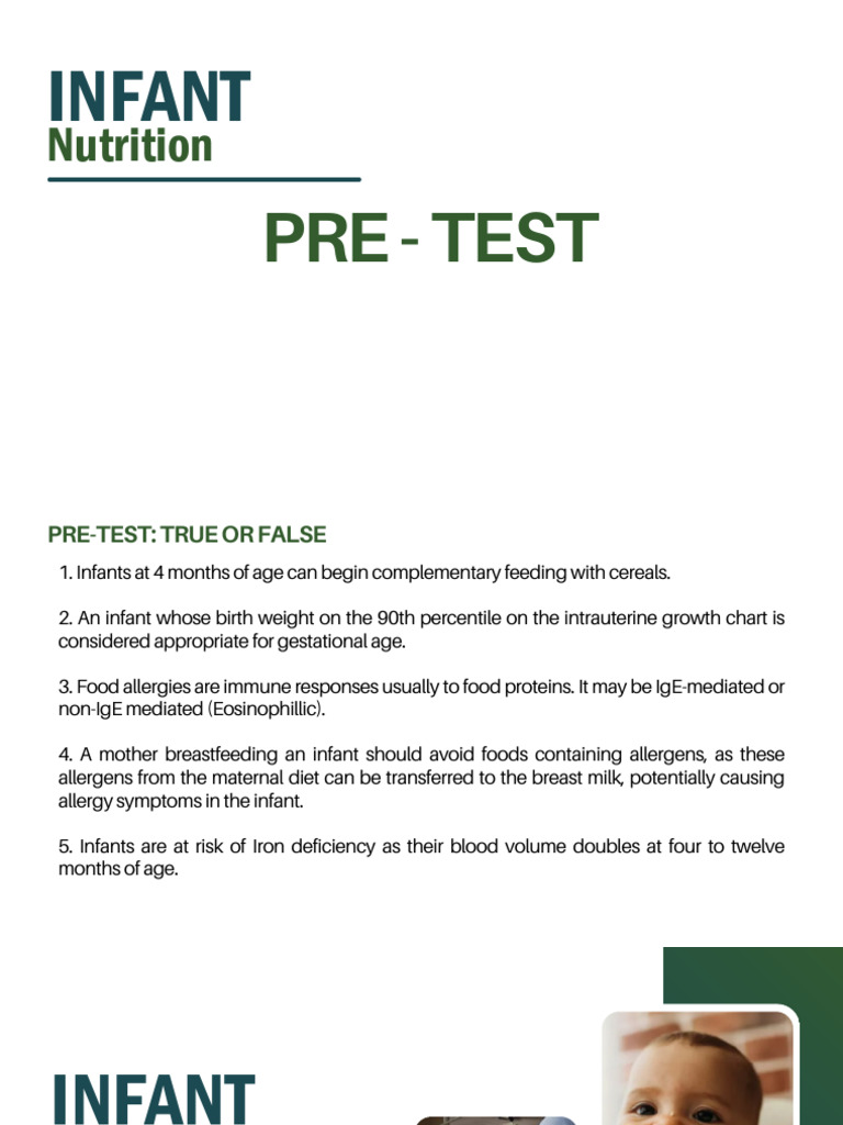 Infants - Butcon, Czarina de Los Santos Gregorio | PDF | Food Allergy ...