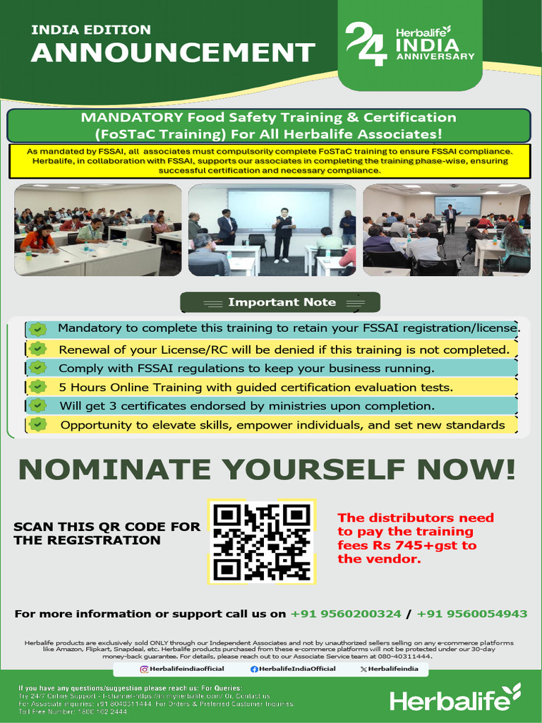 Fostac Training Update - Flyer | PDF | Career & Growth