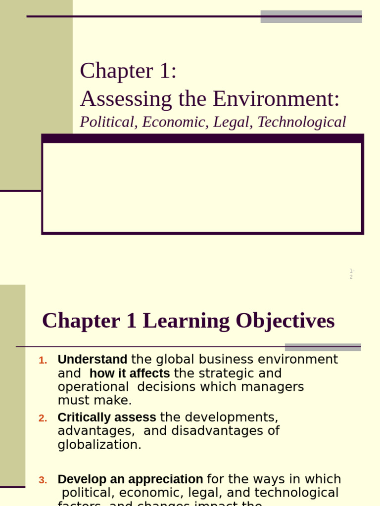 Global Business Environment Guide | PDF | Globalization | Risk