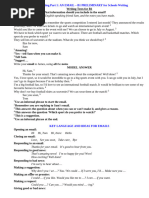 B2 First FCE Email Letter Writing Topics PDF | PDF