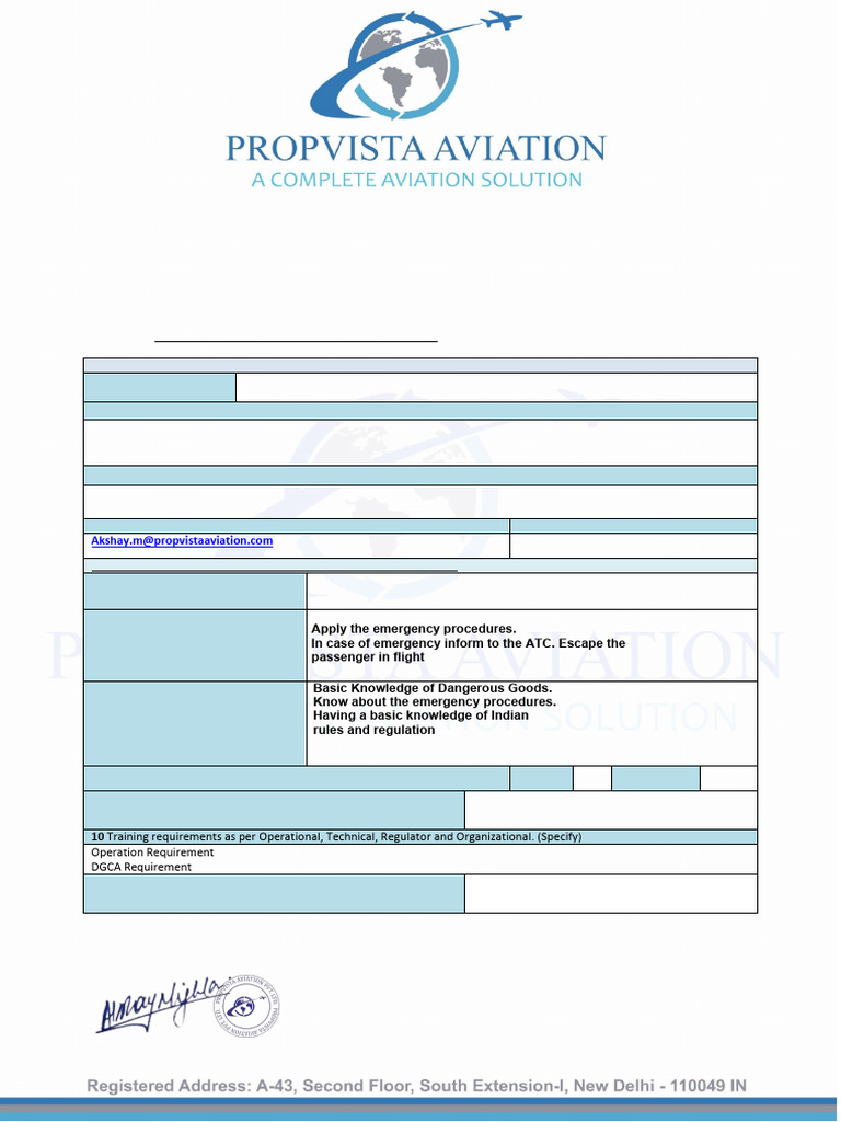 DGR Request Letter Provista Aviation | PDF | Airport | Dangerous Goods