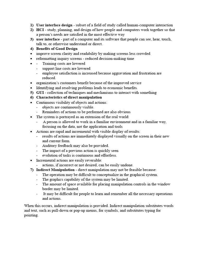 HCI module 1 | PDF | Graphical User Interfaces | Icon (Computing)