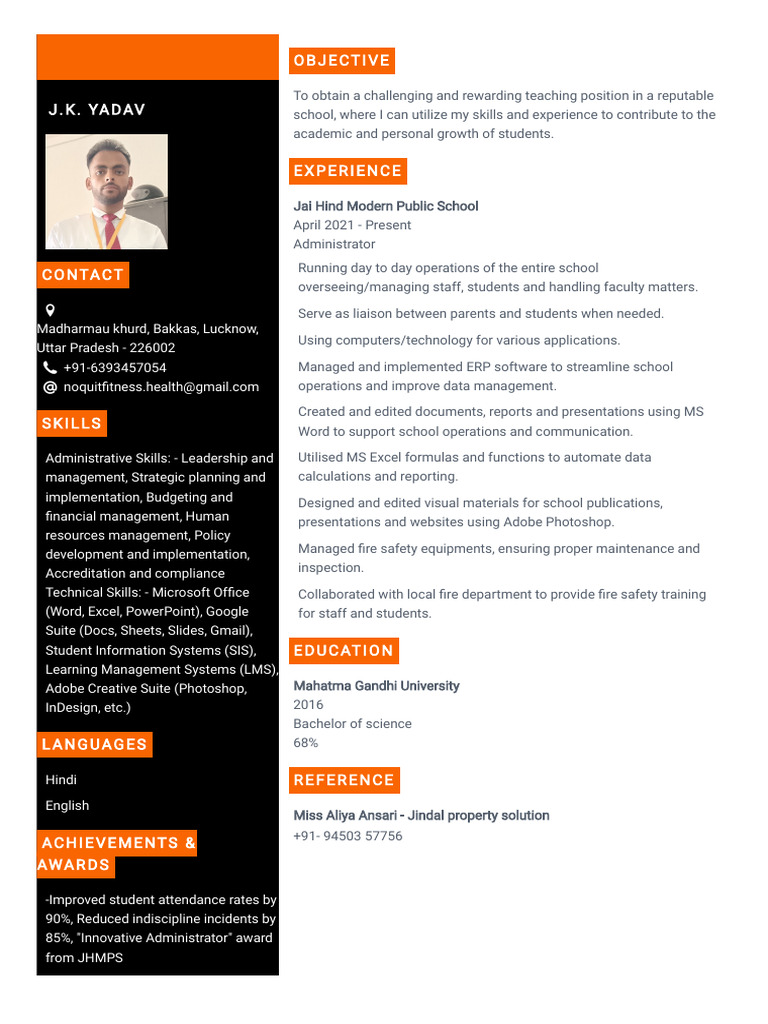 CV 2024092615445368 | PDF | Microsoft Excel | Application Software