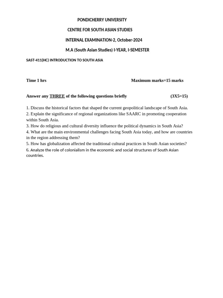 Isa Internal2 | PDF | History