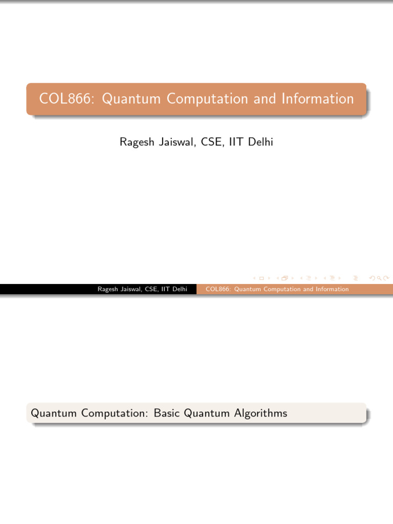 lec-12 | PDF | Quantum Computing | Computer Science lec-12 | PDF | Quantum Computing | Computer Science