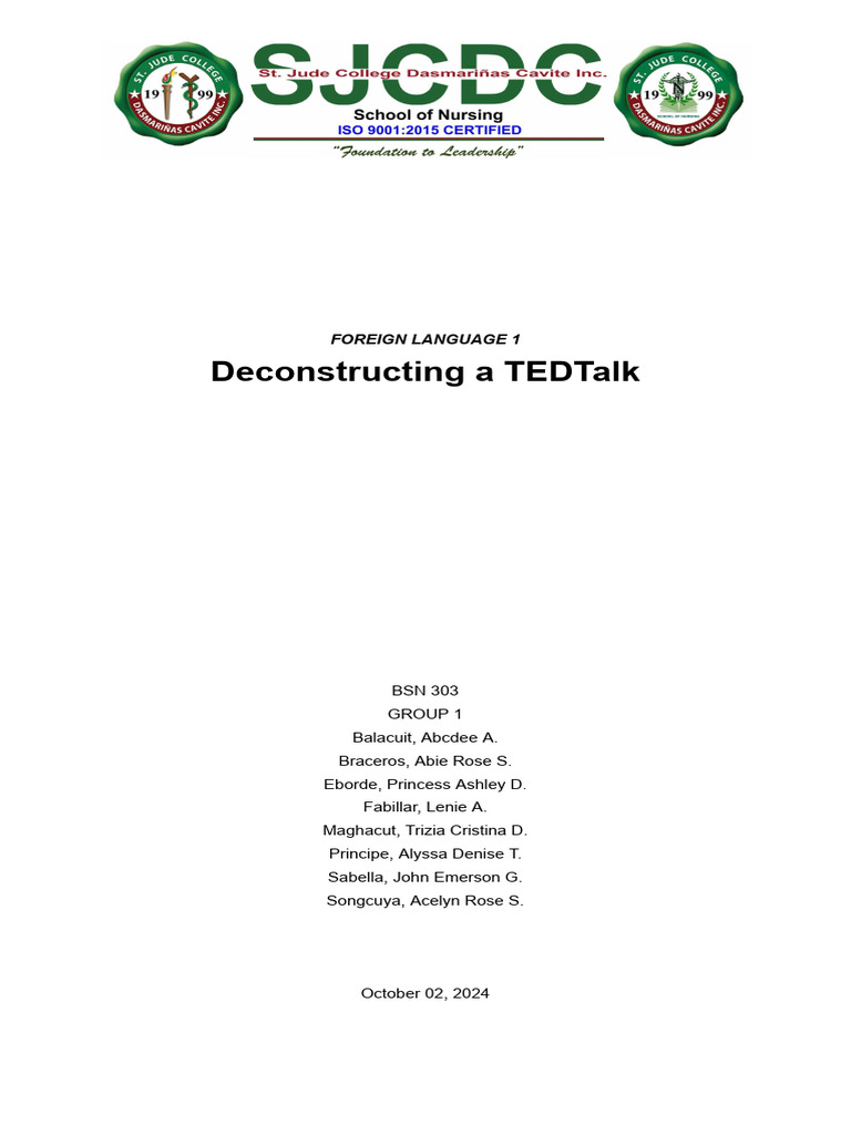 FOLA GROUP 1 (Prelim Output) | PDF | Health Care | Communication