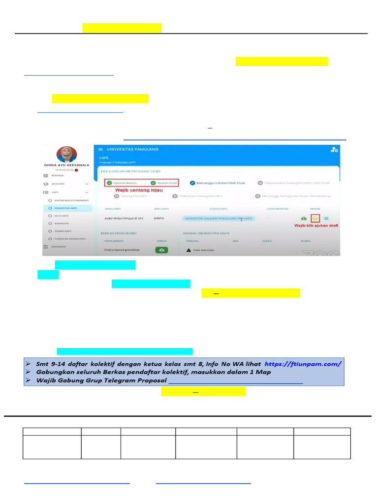 Pengumuman Fti Unpam 943142815 | PDF