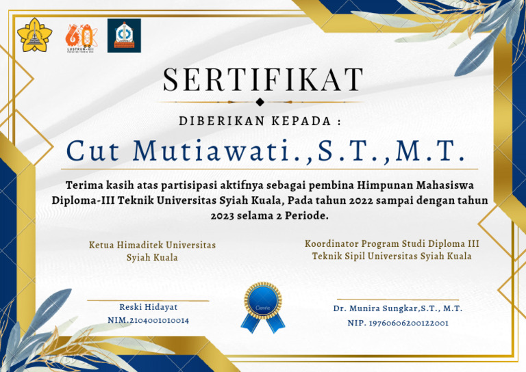 Sertifikat Buk Cut | PDF | Seni | Sains & Matematika