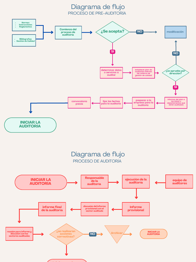 Proceso de Auditoría: Diagrama de Flujo | PDF | Auditoría | Sistema de ...
