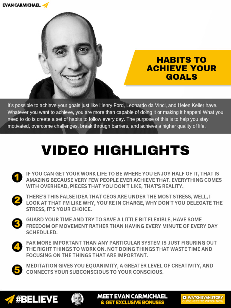 The Habits of Highly Successful People Habits That Can Help You Achieve ...