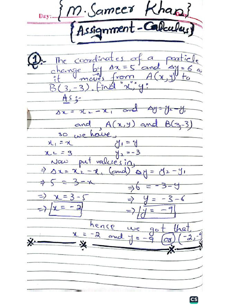 Assignment Calculus | PDF
