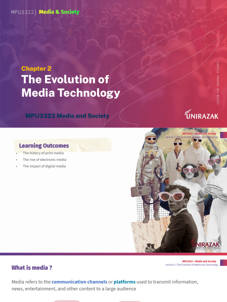 Lecture 2 - The Evolution of Media Technology | PDF | Mass Media ...