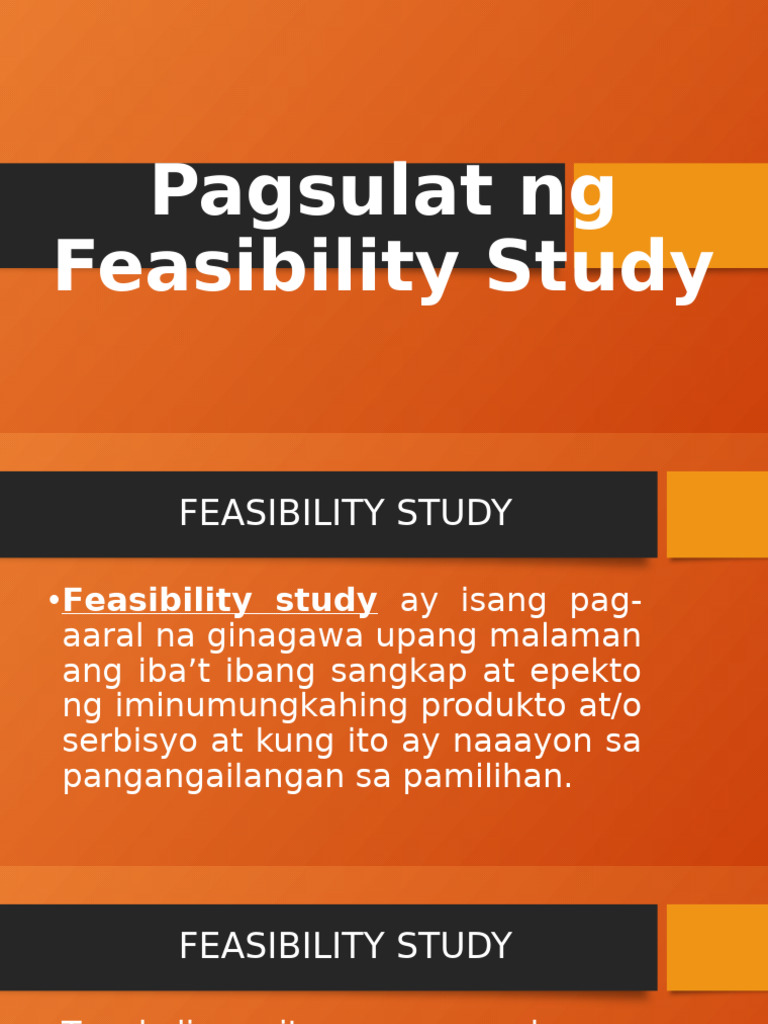Feasibility Study | PDF