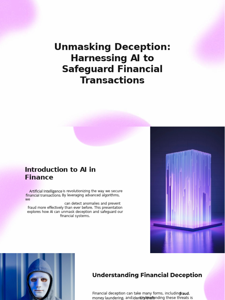 Ai Based Fraud Detection In Financial Transactions 2 Pdf