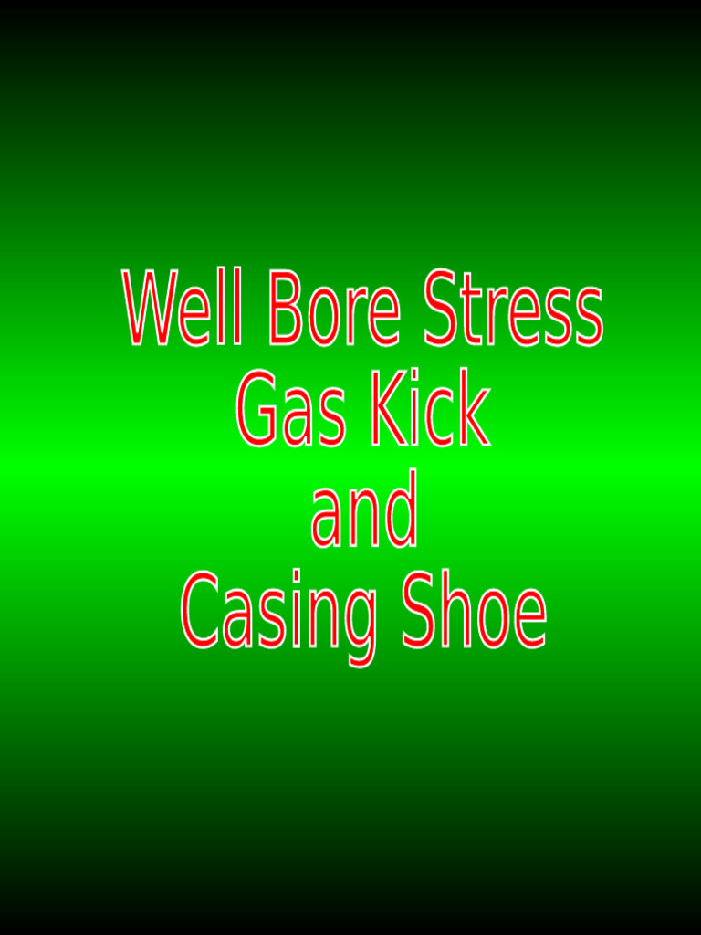 04 Csg. Shoe Stress | PDF