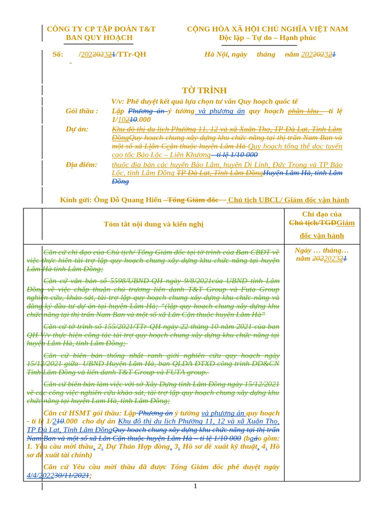 2022.04.15 Du Thao TTR Lua Chon Nha Thau - P11.12 Final | PDF