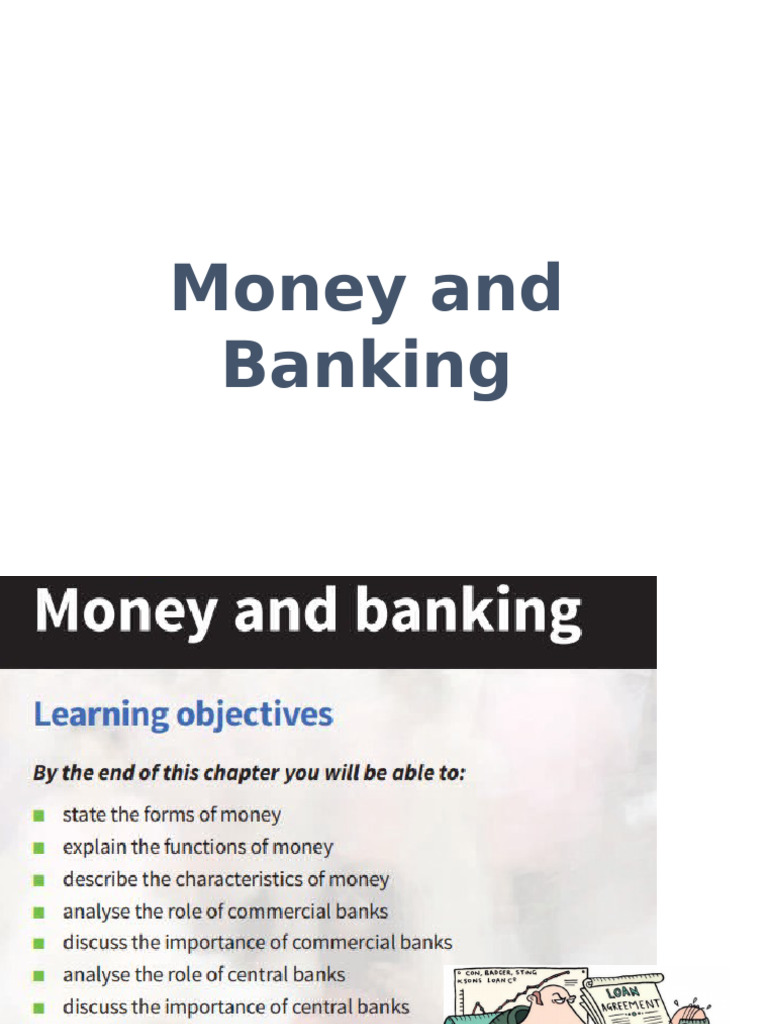 Igcse Economics Money | PDF | Money | Banks
