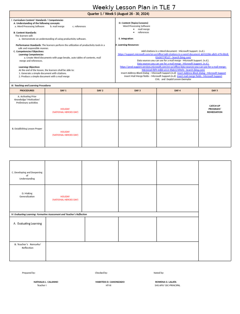 Week 5 | PDF | Learning | Education Theory
