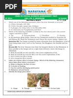 Grade 9 MAP WORKSHEET DRAINAGE (Geography) | PDF