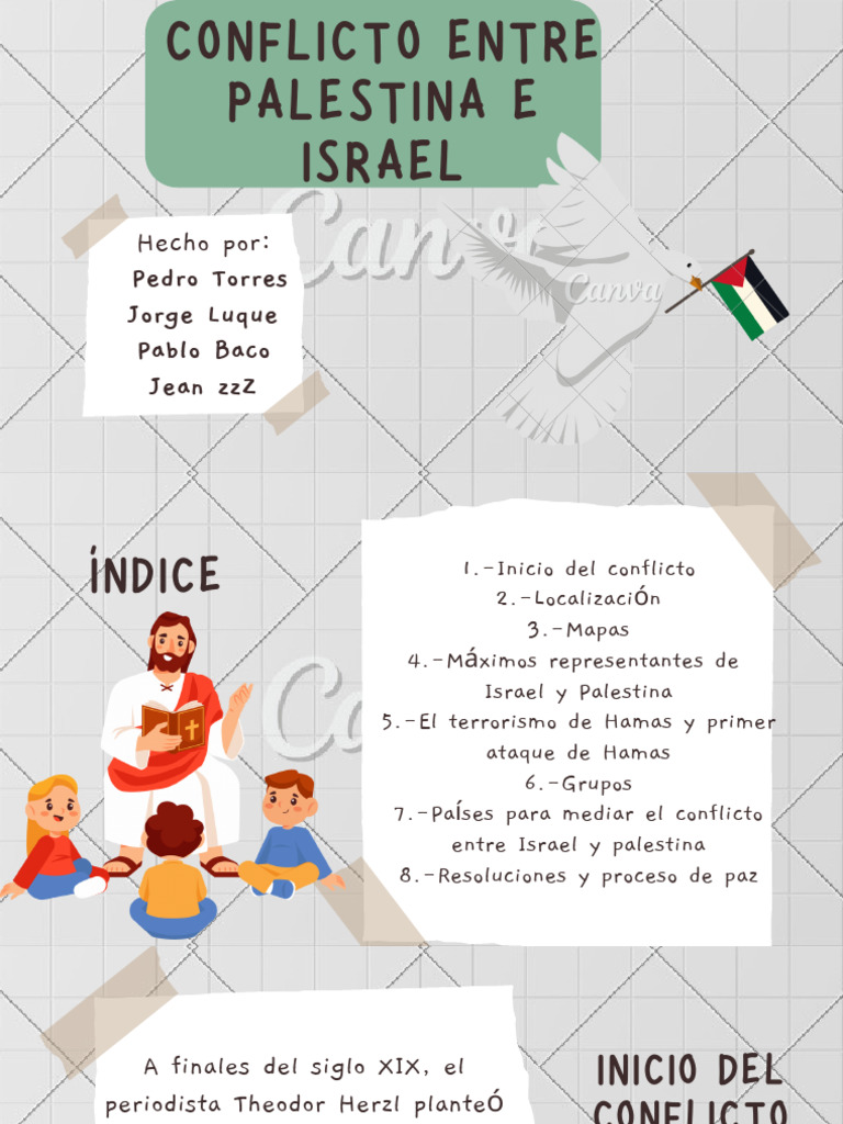 Conflicto Entre Palestina e Israel | PDF | Israel | Política mundial