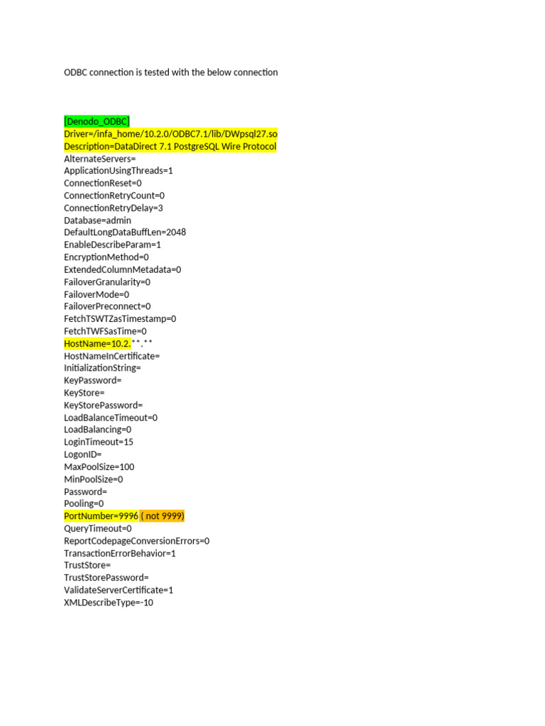 Denodo ODBC Test Successful Final | PDF | Technology & Engineering